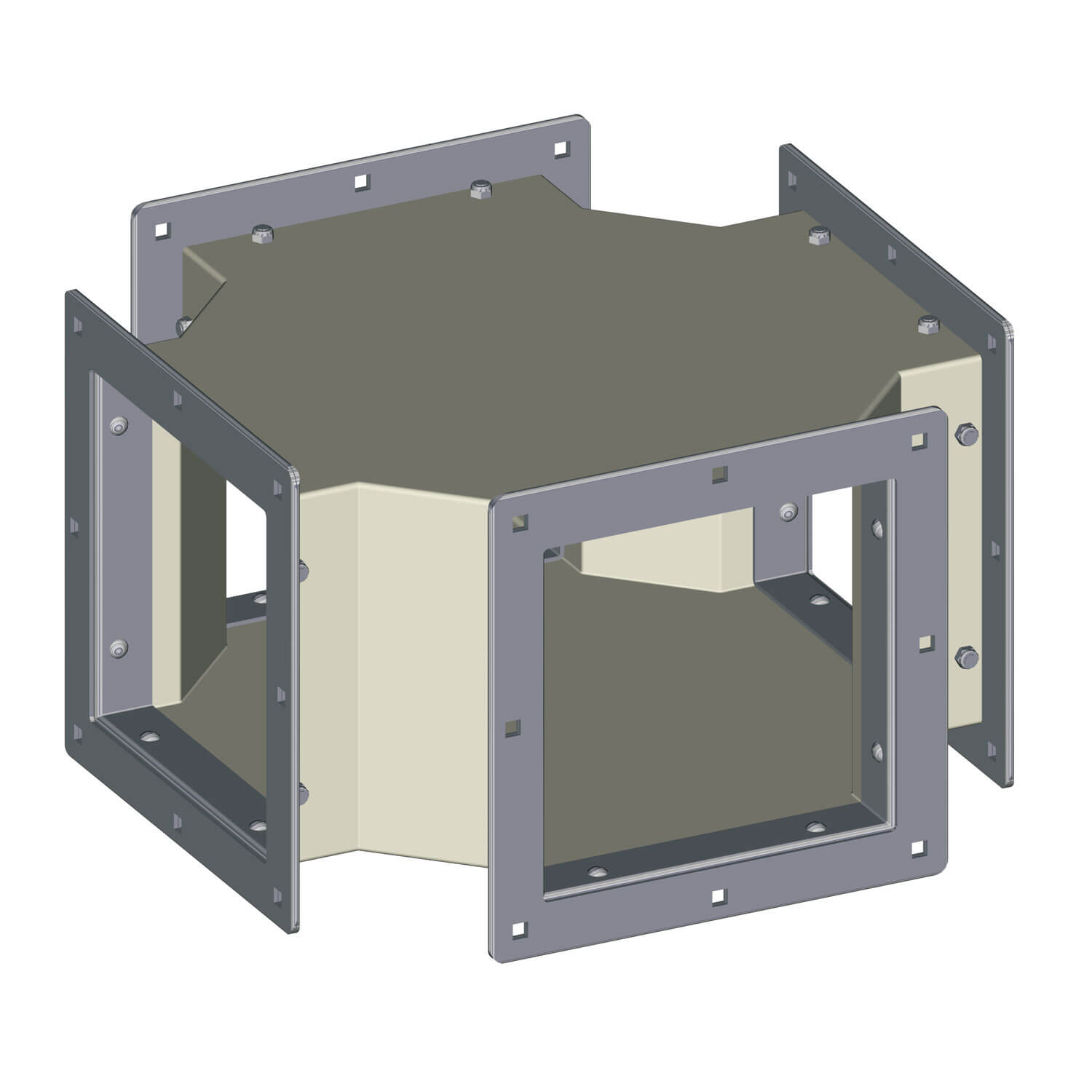 Type 1 - Cross fitting - EXM Manufacturing