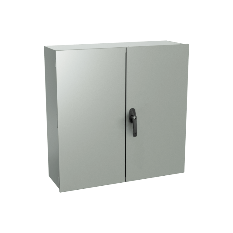Type 1 | Double door metering cabinet with padlockable 3 point lock ...