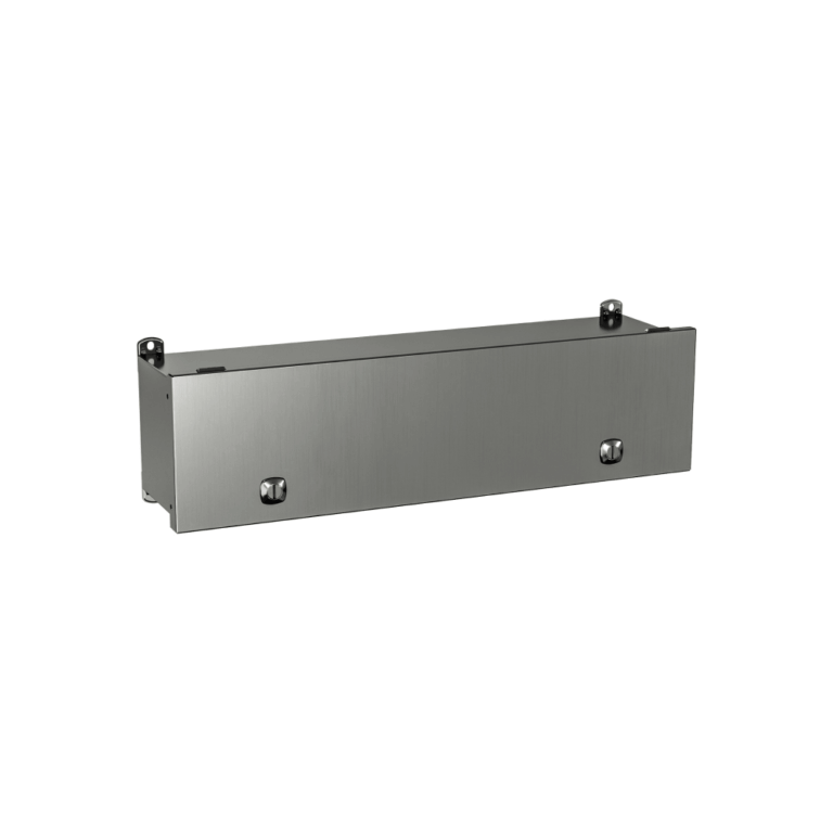 Type 4X, 12 | Stainless steel hinged wiring trough, protection against ...