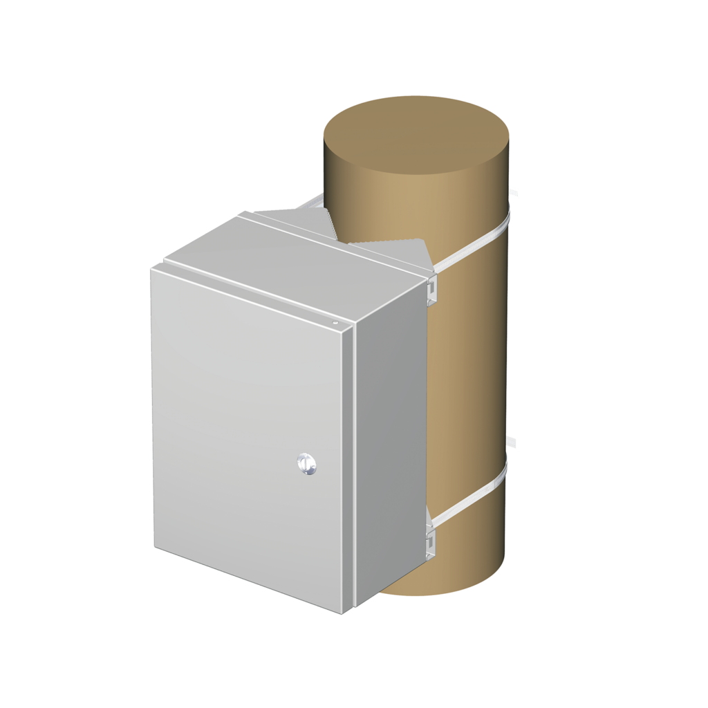 Pole Mounting Kit for ES Series Enclosure - EXM Manufacturing