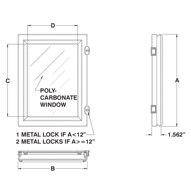 Indoor & Outdoor Hinged Window Kits - EXM Manufacturing