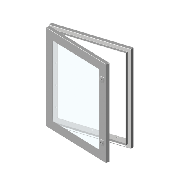 Indoor & Outdoor Hinged Window Kits - EXM Manufacturing
