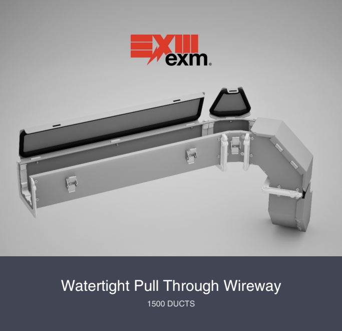 Watertight Pull Through Wireway - EXM Manufacturing
