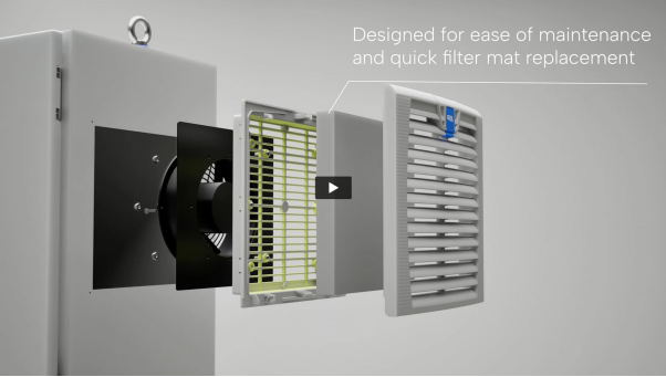 Hinged Filter Fan - EXM Manufacturing