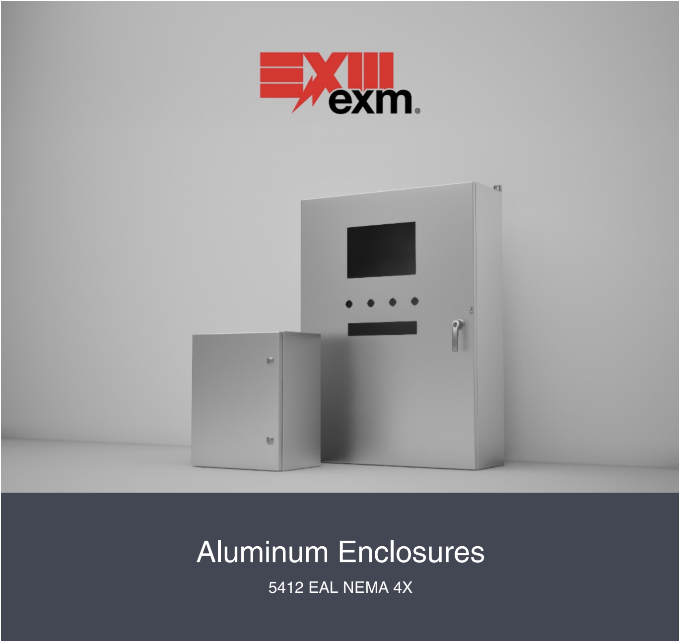 Aluminum Enclosures, 5412 EAL NEMA 4X - EXM Manufacturing