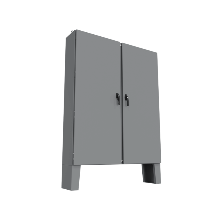 Type 4, 12 | Double door cabinet with floor mounting stands and two ...